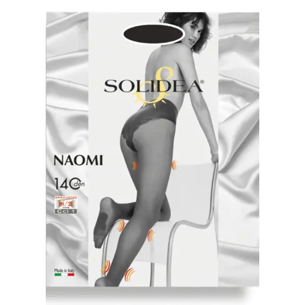 Calzificio Pinelli Prozirne hulahopke ravnog tkanja, 140 den, Solidea Magic 140 Nero 3