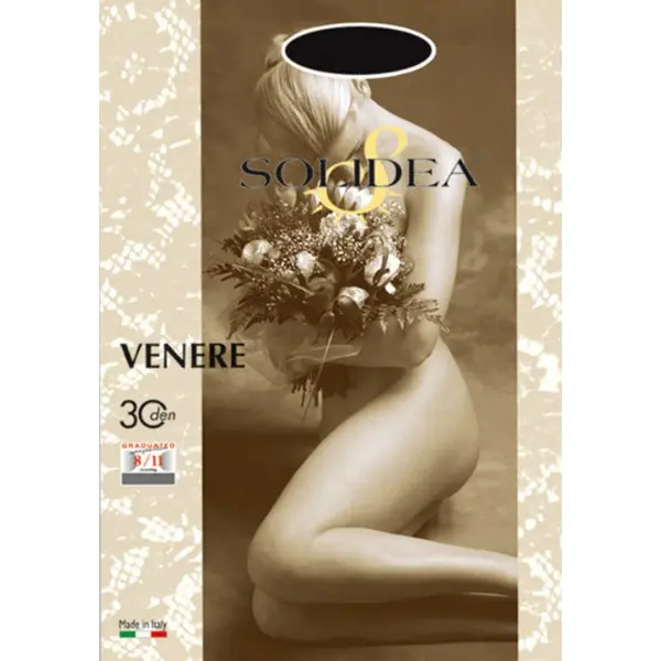 Calzificio Pinelli Potpuno prozirne hulahopke, 30 den, Solidea Venere 30 Nero 3