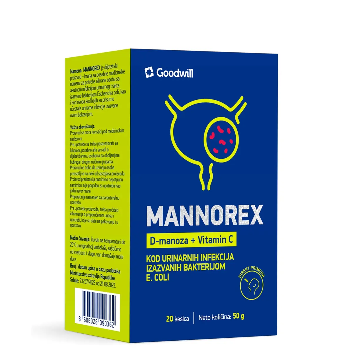 Goodwill Mannorex 20 kesica