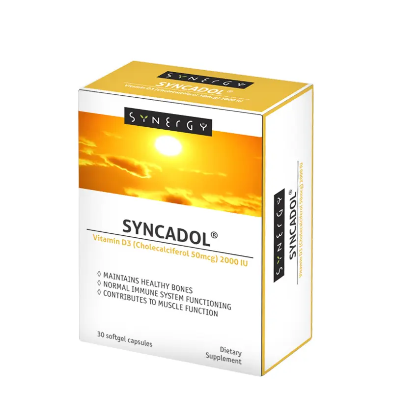 Synergy Syncadol Vitamin D3 30 kapsula