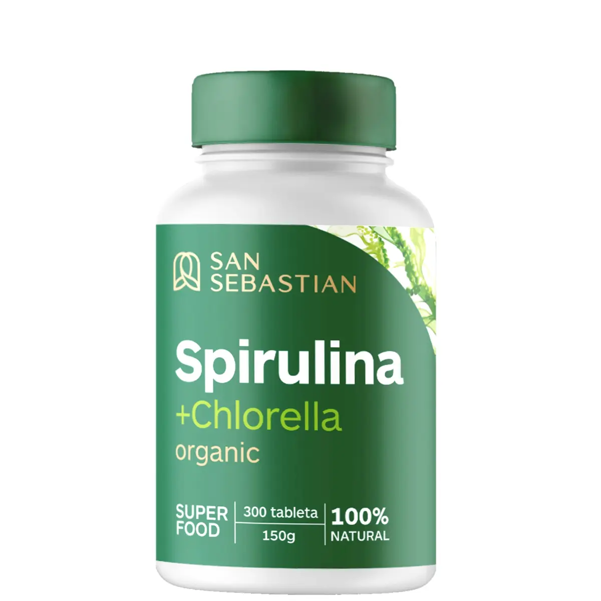 San Sebastian Spirulina Chlorella 300 tableta