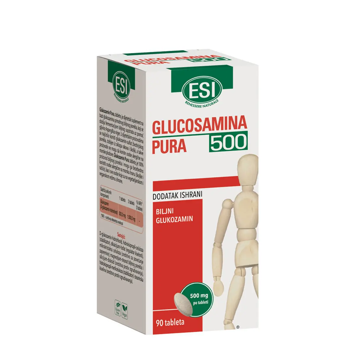 Esi Glukozamin 500mg 90 tableta