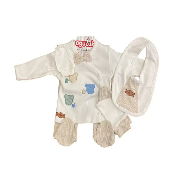 Set za bebe 3537271, 5 delova, Bež