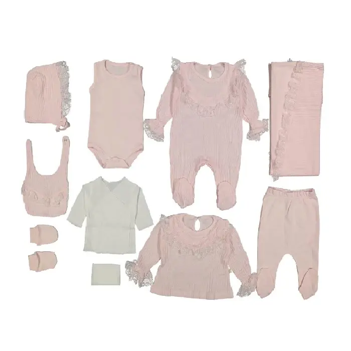 Set za bebe 243838, 10 delova, Roze