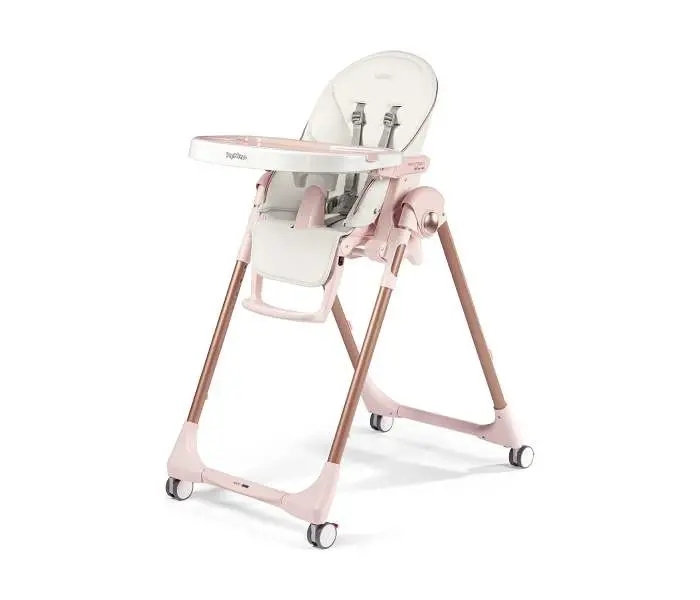 Peg Perego Hranilica za bebe Prima Pappa Follow me Mon, 2u1, Roze-bela