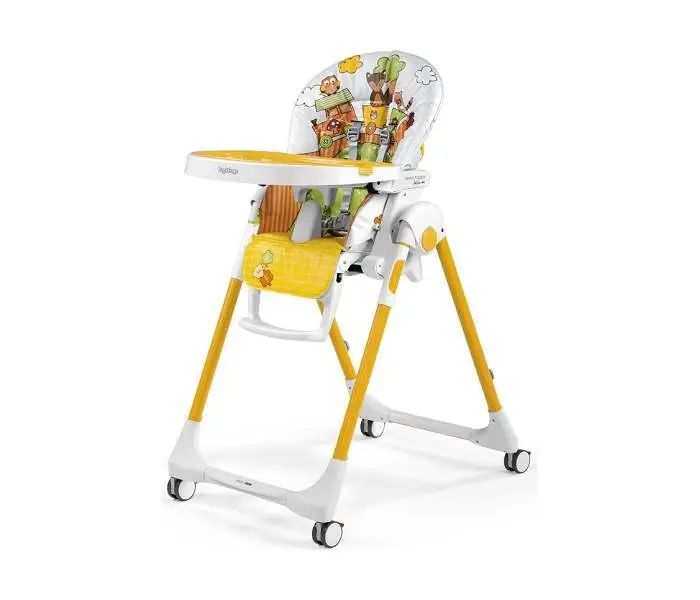 Peg Perego Hranilica za bebe Prima Pappa Follow me Fox, 2u1, Žuta