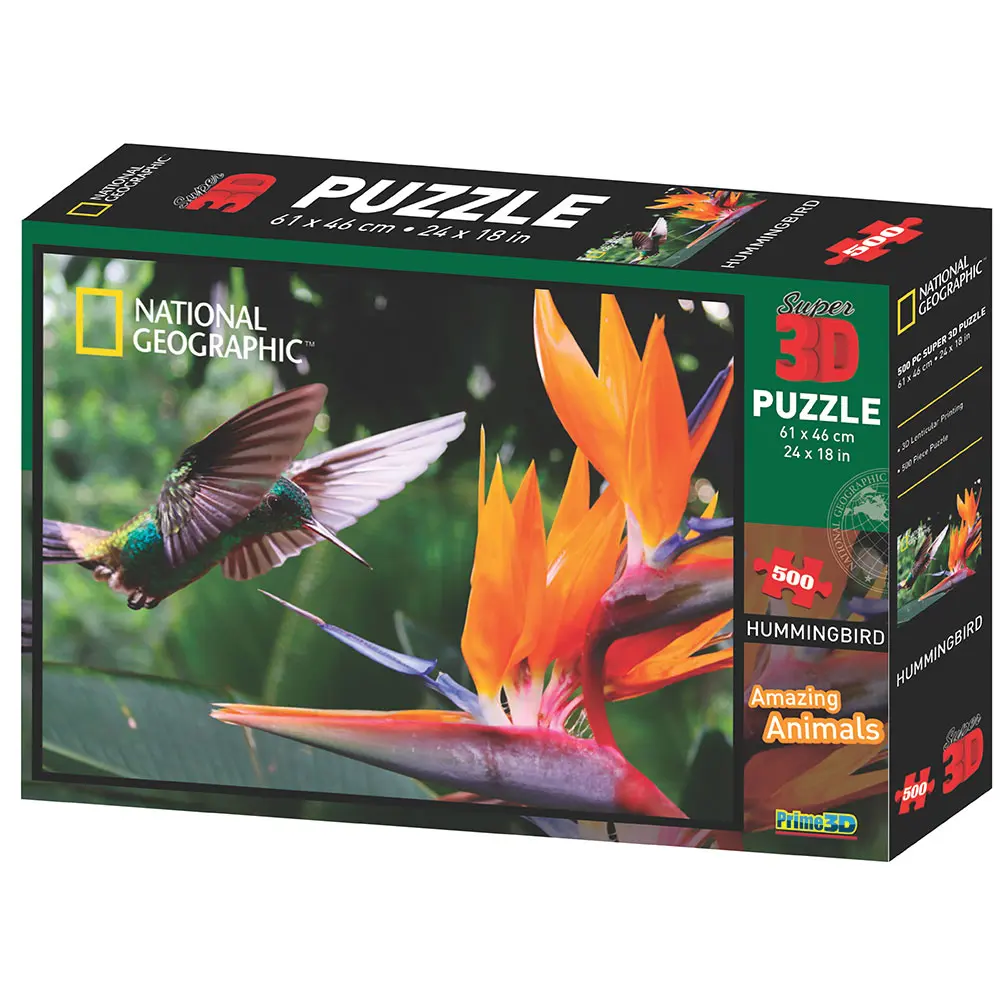 NATIONAL GEOGRAPHIC Super 3D Puzzle Kolibri 500 delova