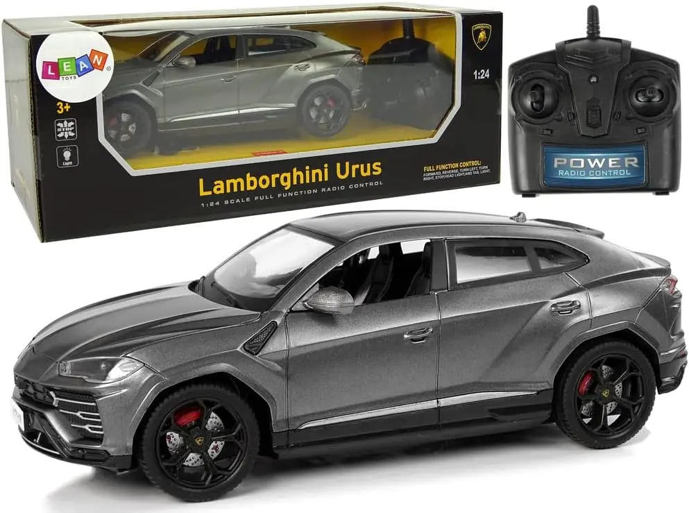 LEAN Toys Autić na daljinsko upravljanje Lamborgini, Sivi