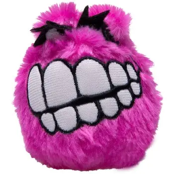 Rogz Fluffy Grinz Lopta Igračka za pse, Plišana, L, 8cm, Roze