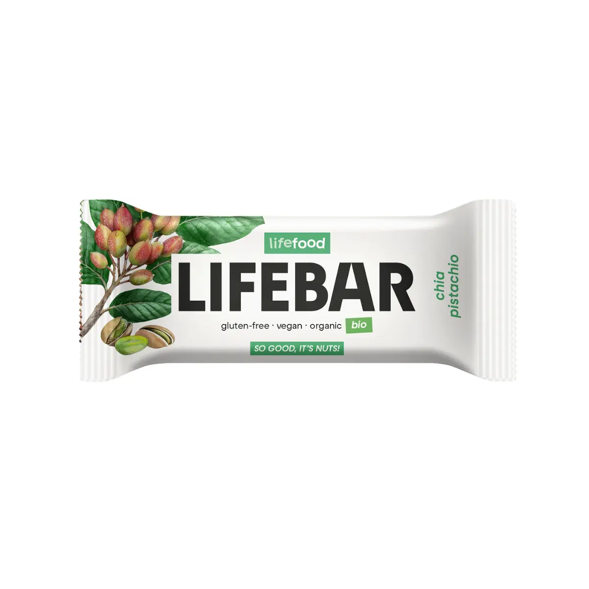 Lifefood Organski Lifebar Superfoods chia pistachio 40g