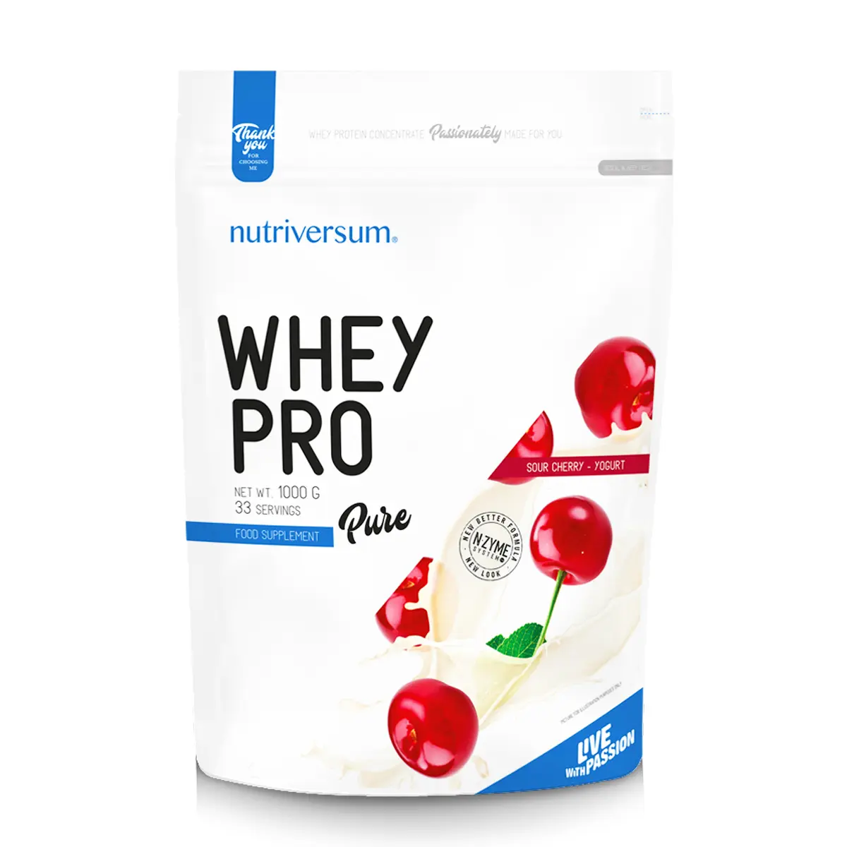 Nutriversum Whey Pro protein višnja jogurt 1kg