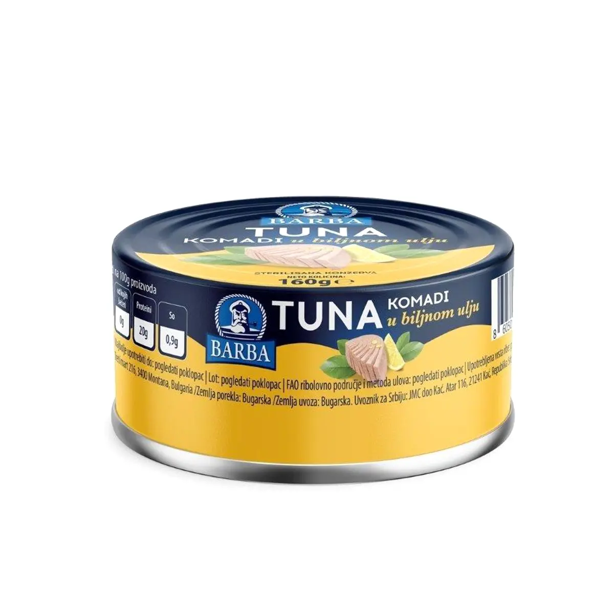 Barba Tuna komadi u ulju 160g