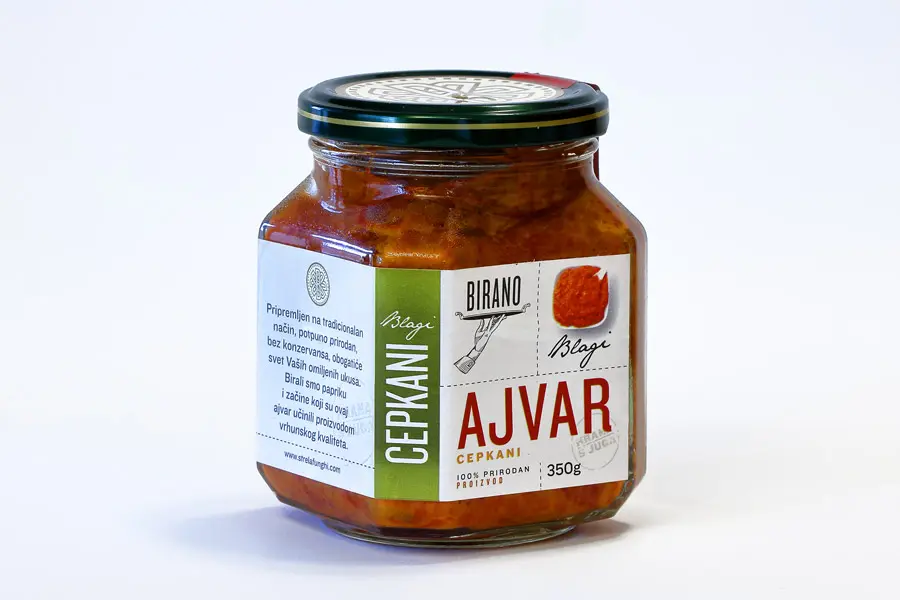 Birano Ajvar cepkani blagi, 350g