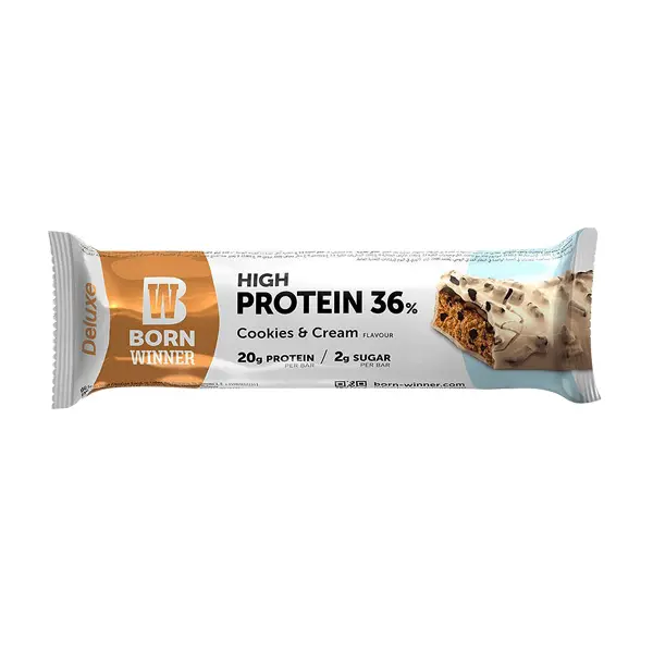 Born Winner Deluxe Protein Bar Cookies And Cream 55g