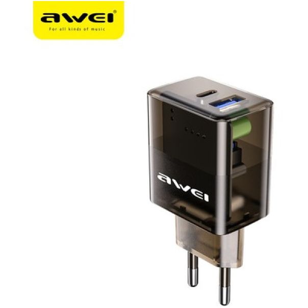 AWEI Punjač PD38 fast charger 20W 2-port