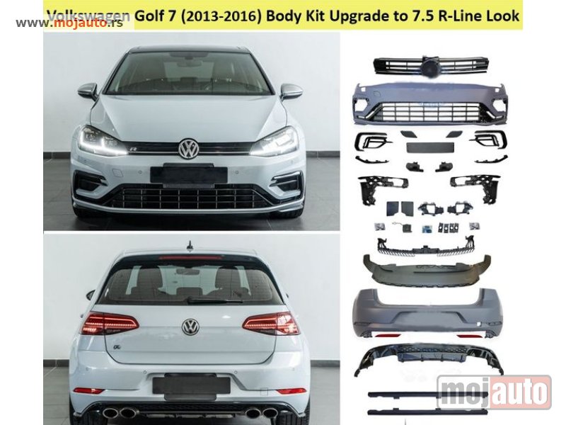 Body kit Golf 7 za Volkswagen 7,5 na 7,5R