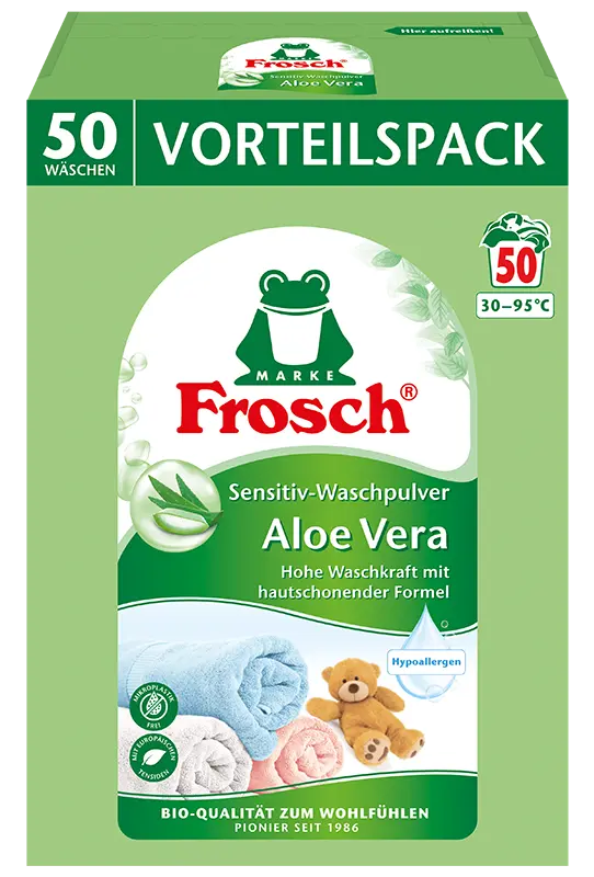 FROSCH Prašak za veš Sensitive Aloe vera 3.3 kg