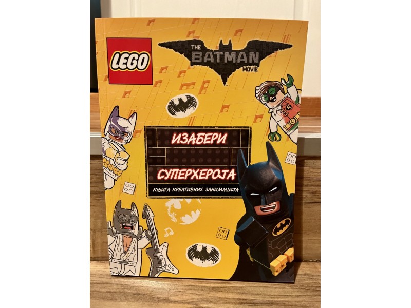 BATMAN LEGO knjiga The LEGO Batman Movie IZABERI SUPERH