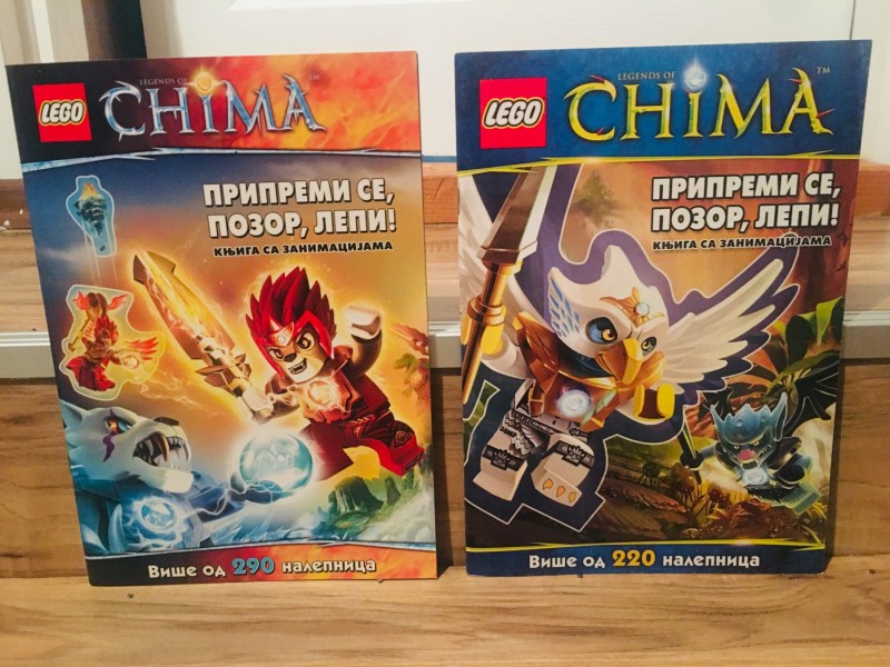 2 LEGO KNJIGE Pripremi se, pozor, lepi Više od 500 nale