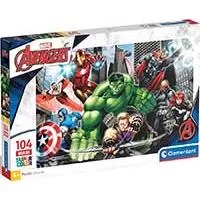 Puzzle slagalica 104 maxi dela Marvel The Avengers Clementoni 23688