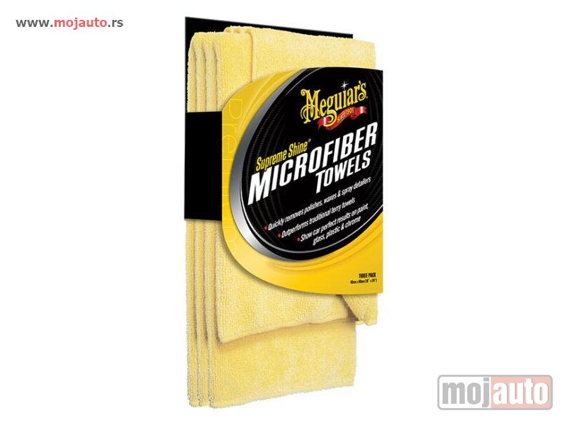Meguiar’s supreme shine microfibre towel
