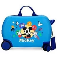 Dečji kofer za put i vožnju Disney Mickey Peek-a-boo blue 42210