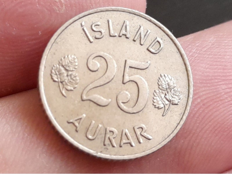 Island, 25 aurar 1967