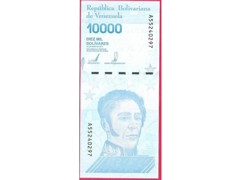 Venecuela 10000 bolivares 2019 UNC