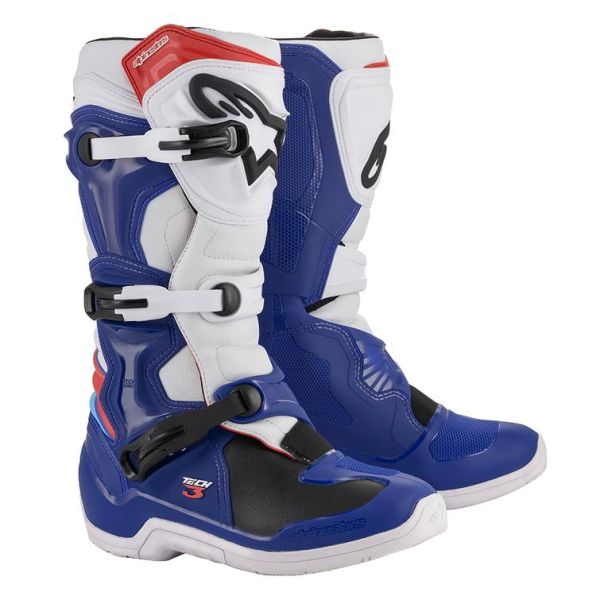 ALPINESTARS Tech 3 čizme plv/bel/crv 43