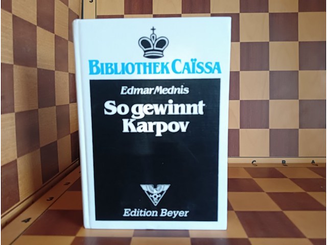 Edmar Mednis - So gewinnt Karpov (sah)