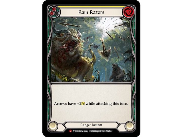 Flesh and Blood TCG - Rain Razors EVR090 (Majestic)