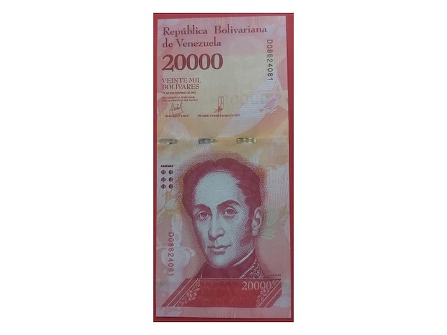 Venecuela 20000 bolivares 2017 UNC