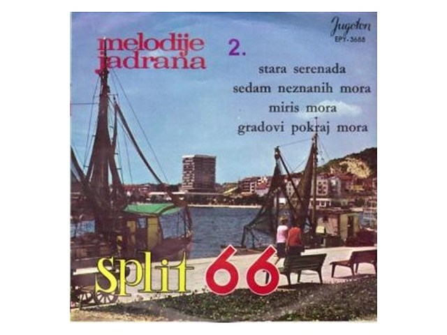 Various – Melodije Jadrana 2. - Split 66 7` EP