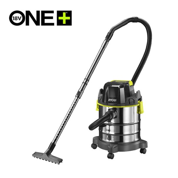 RYOBI Aku. usisivač za suvo i mokro usisavanje, 18V ONE+ R18WDV-0