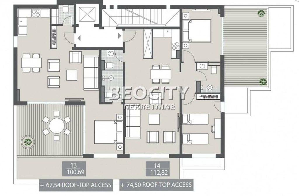 Tivat, Centar, Markuševina , 2.0, 101m2, 355500EUR