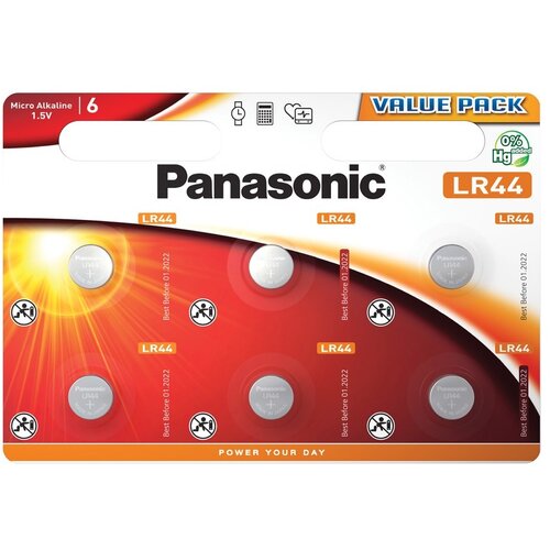 Panasonic baterije Litijum LR44 EL