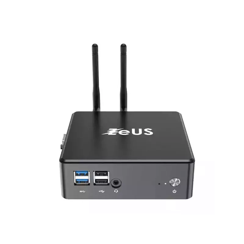 Mini PC Zeus MPI10 i5-10210U 4.20 GHz/DDR4/LAN/Dual WiFi/BT/HDMI/DP/RS232/USB C/ext ANT