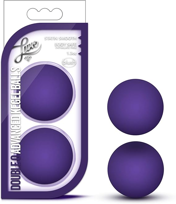 LUXE DOUBLE O ADVANCED KEGEL BALLS PURPLE 330605