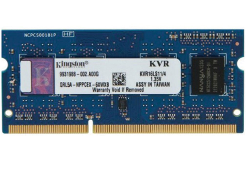 Memorija KINGSTON 4GB/SODIMM/DDR3/1600MHz/1Rx8/CL11