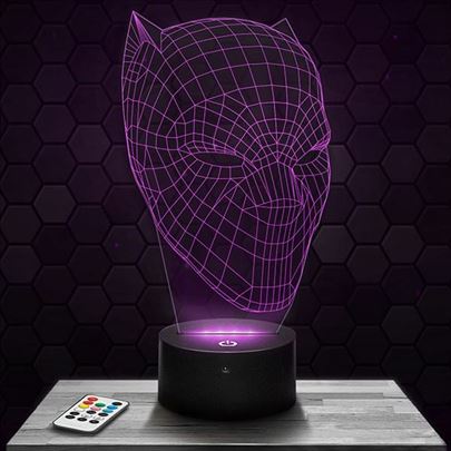 Black Panther LED Lampa