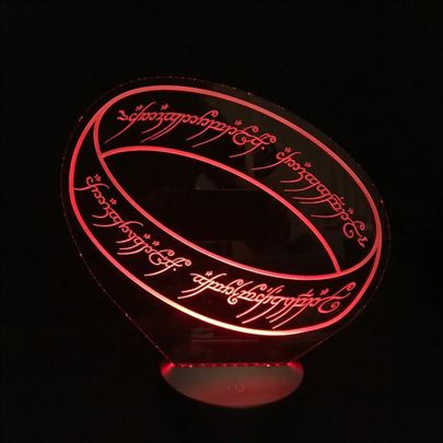 The Lord of the Rings LED lampa