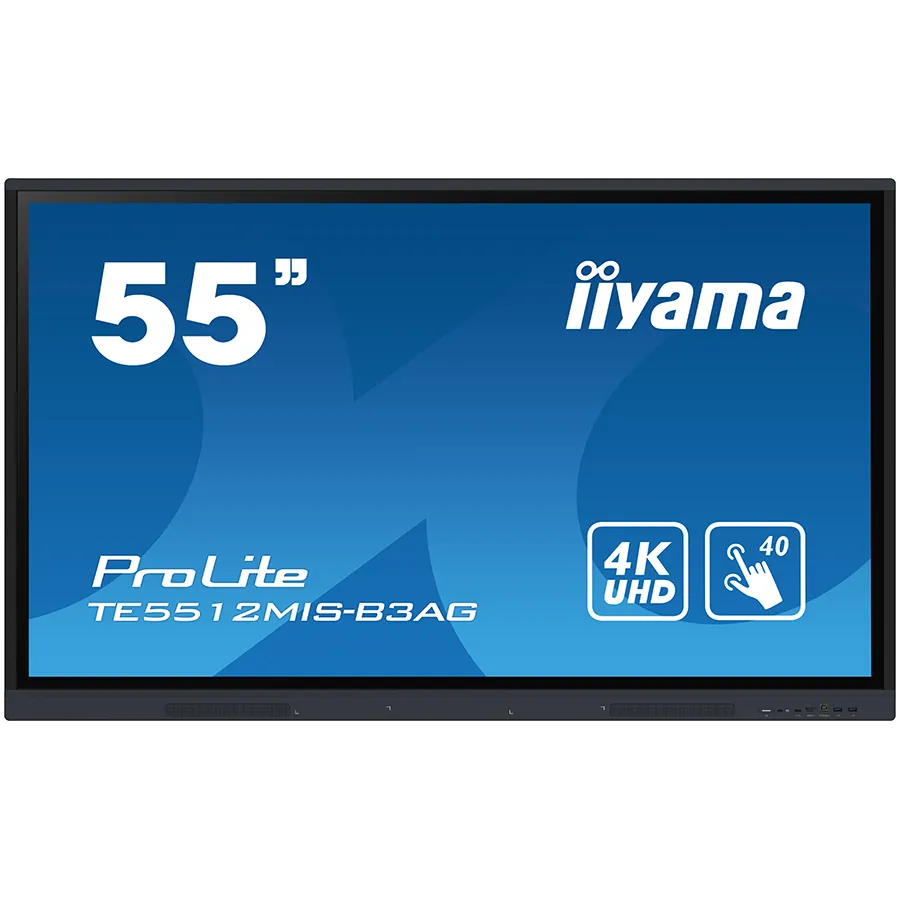 The TE5512MIS-B3AG is an exceptional 4K UHD interactive display designed by iiyama to enhance collaboration, communication, and engagement. With key features like Zero Airgap LCD screen eliminatin...