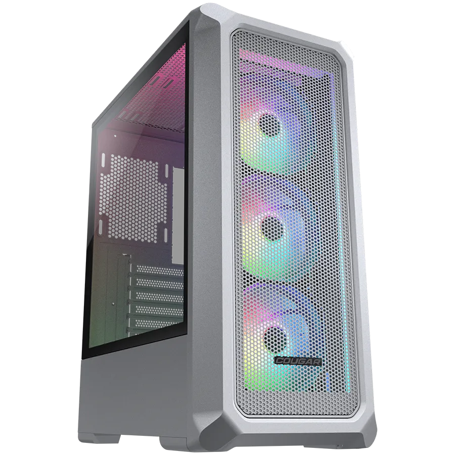 COUGAR Archon 2 Mesh RGB PC Case, Mid Tower, White