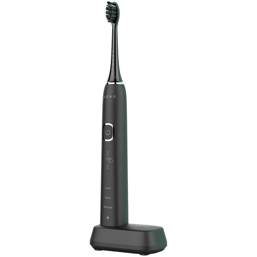 AENO Sonic Electric Toothbrush, DB4: Black, 9 scenarios, with 3D touch, wireless charging, 46000rpm, 40 days without charging, IPX7