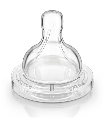 Avent cucla za flasice za bebe silikon 0 meseci + 1 Otvor SCF631/27