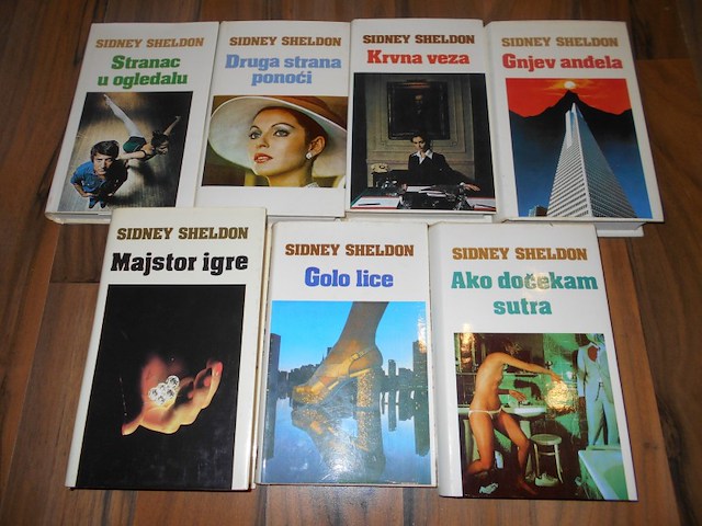 Sidney Sheldon - Komplet od 7 knjiga