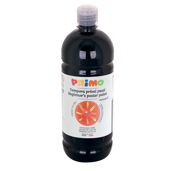 Primo BOJA TEMPERA 1 LITAR PRIMO CMP 204BR1000800 CRNA