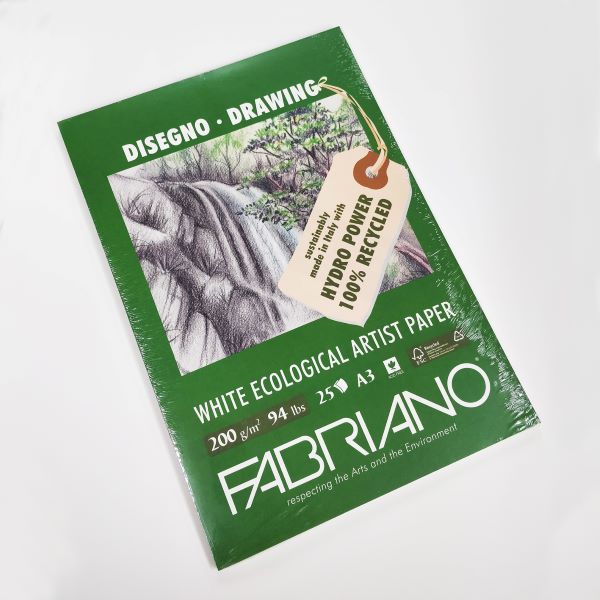 Fabriano BLOK ARTISTICO WHITE ECO A3 25L 200G FABRIANO 22529742