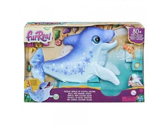 HASBRO FUR REAL delfin dimples, interaktivna plišana igračka