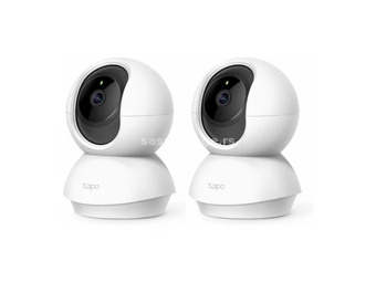 TP-Link Tapo C200P2 pakovanje 2 kom WiFi smart 360 pokretna IP kamera FullHD 1080p megapixel H.2...